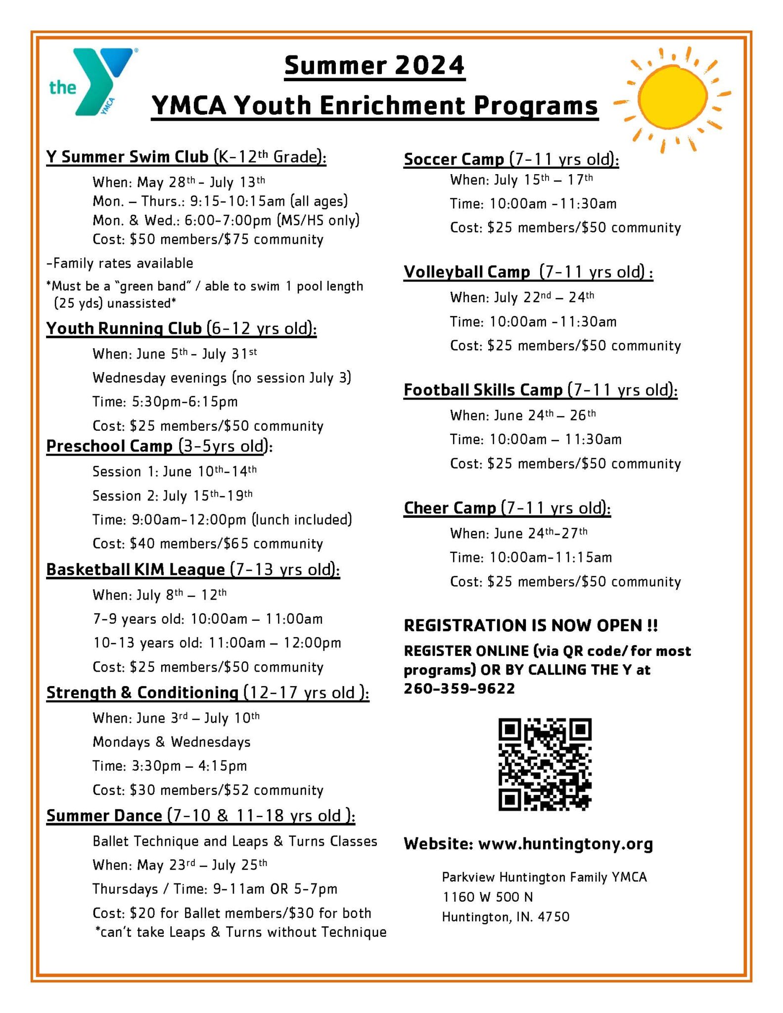 Day Camps – Huntington YMCA