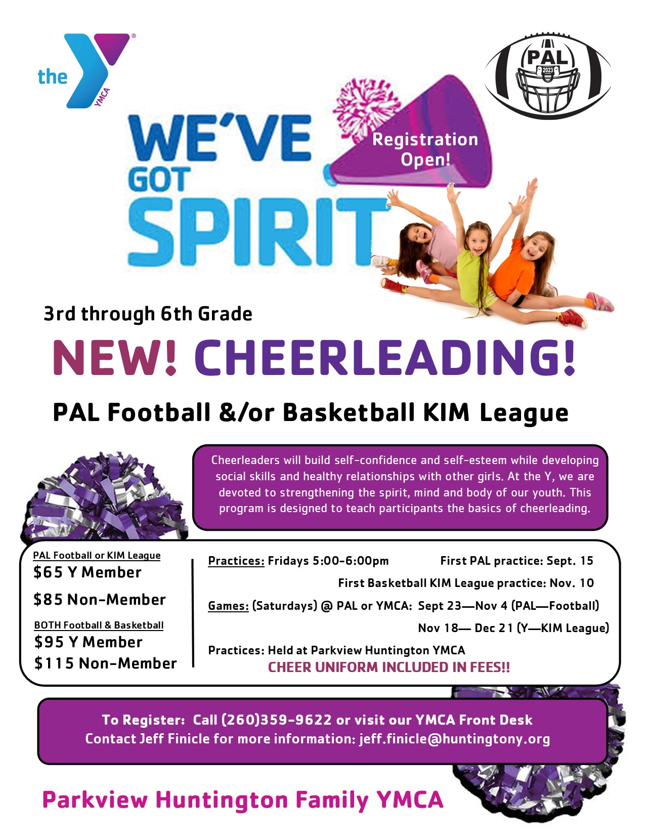 Cheerleading – Huntington YMCA