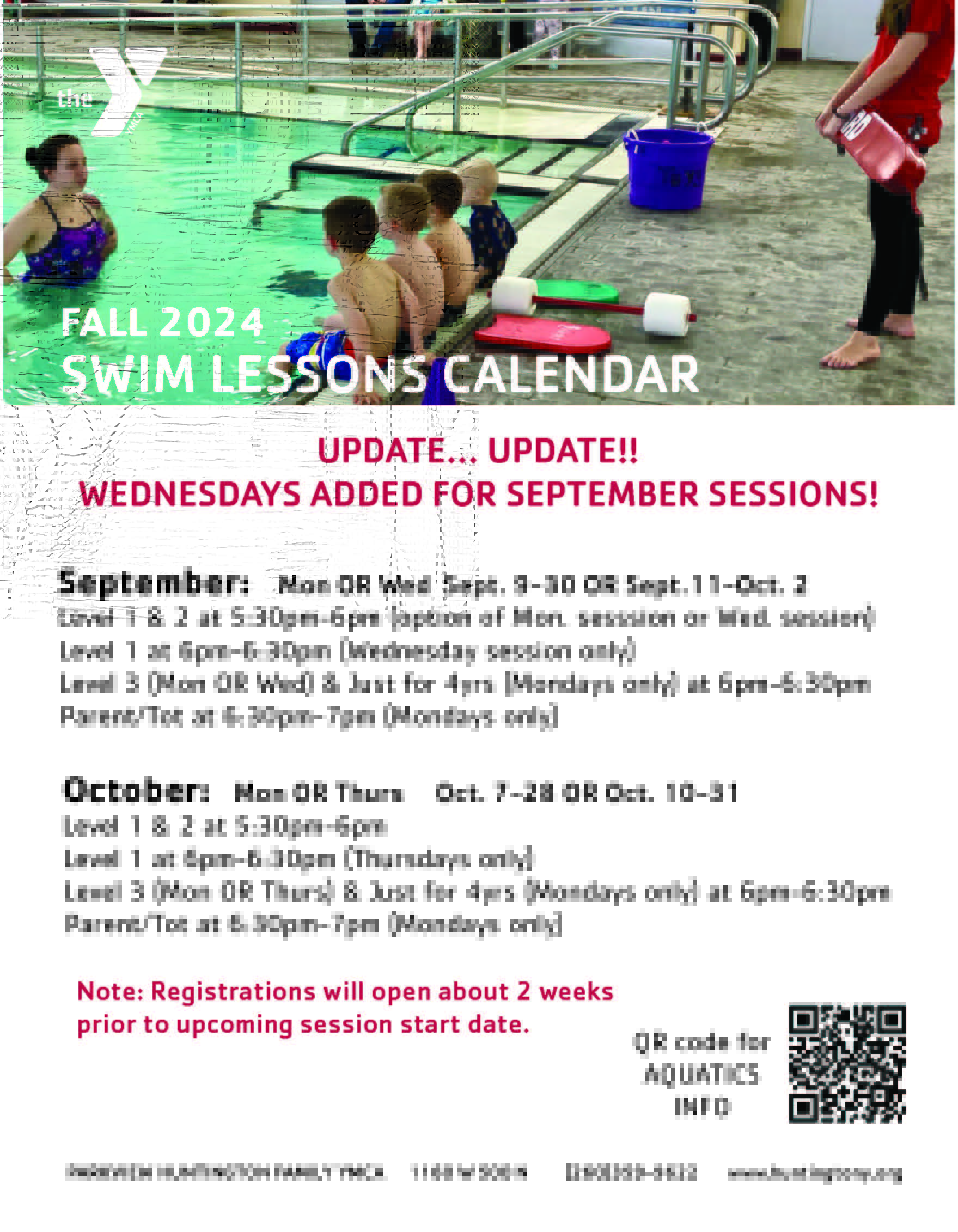 Swim Lessons – Huntington YMCA