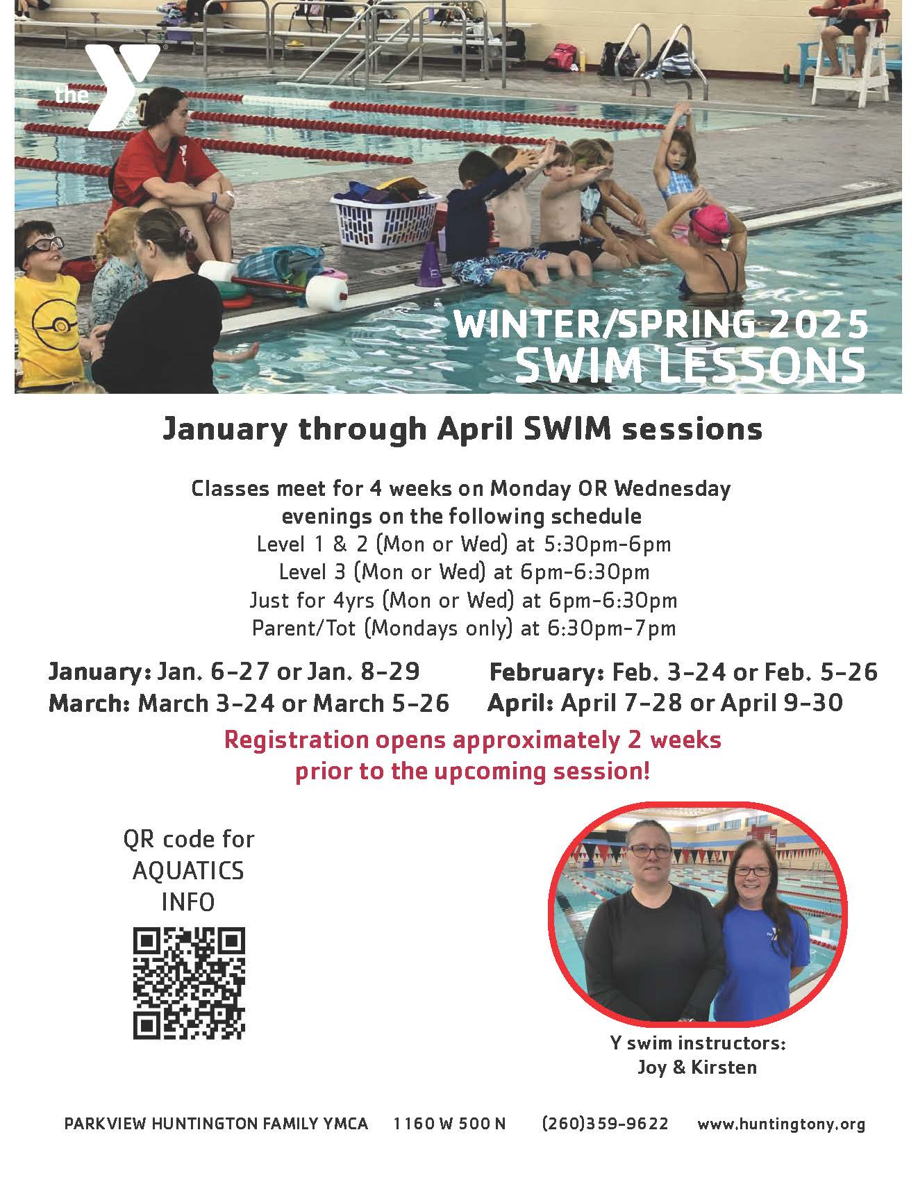 Swim Lessons – Huntington YMCA
